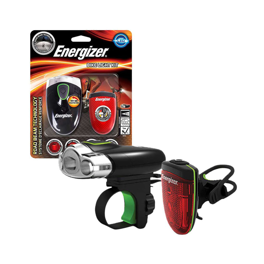 Kit de Linternas Energizer para Bicicletas