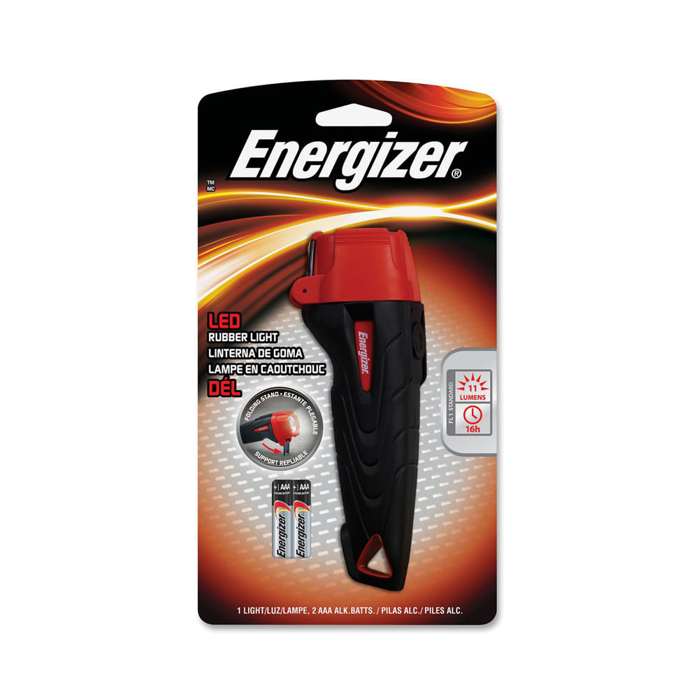 Linterna LED 22 Lumen Energizer Large Rubber Flashlight
