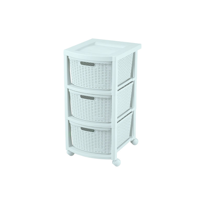 Gavetero 3cajones Blanco Shia