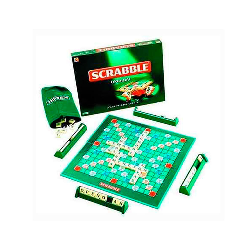 Juego de mesa familiar scrabble palabras cruzadas
