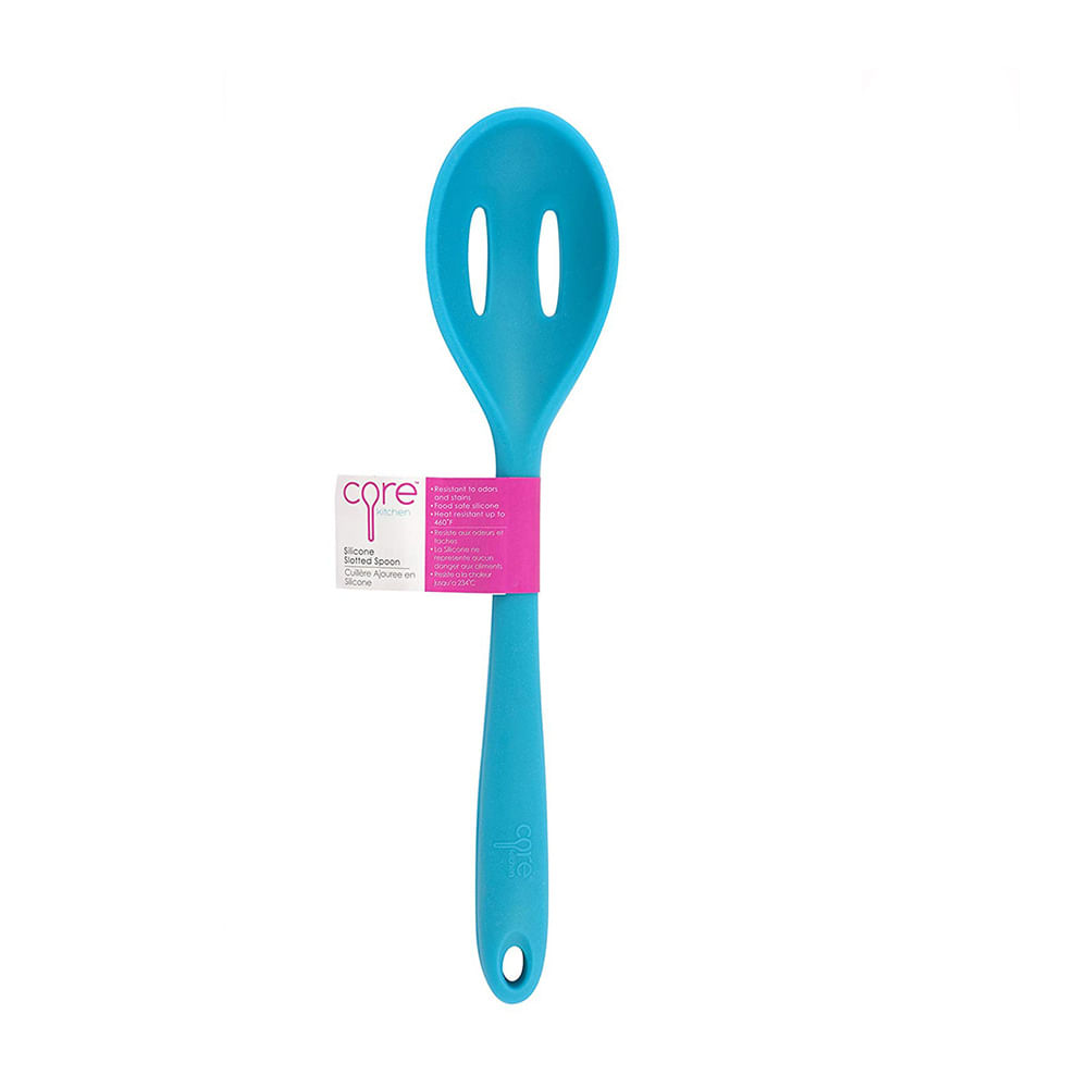 Cuchara ranurada de silicona