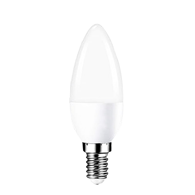 Foco LED vela 5W E14 luz calida