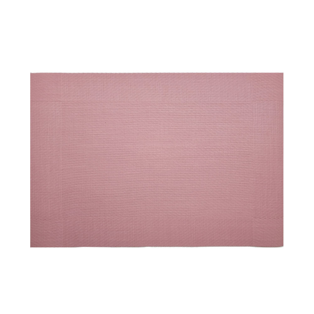 Individual rectangular 30x45cm Rosa