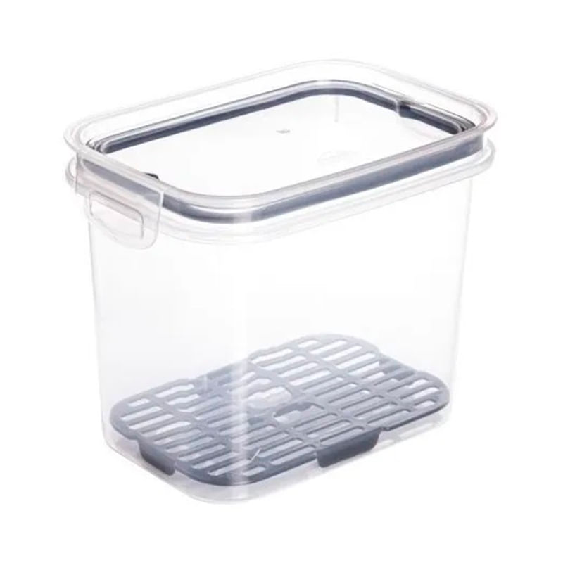 Recipiente plástico 1.8 litros Gris