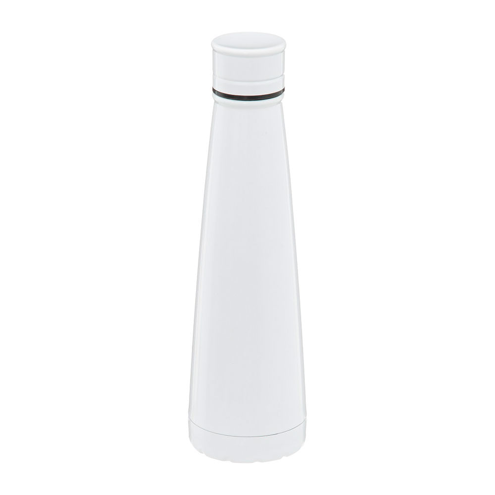 Botella Cónica Inoxidable 450 ml Blanco