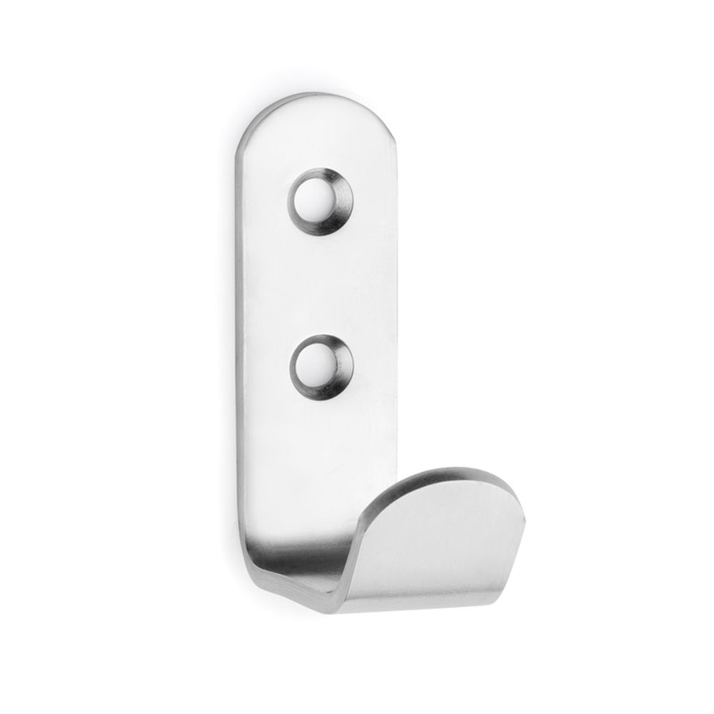 Colgador de acero individual acero inox.