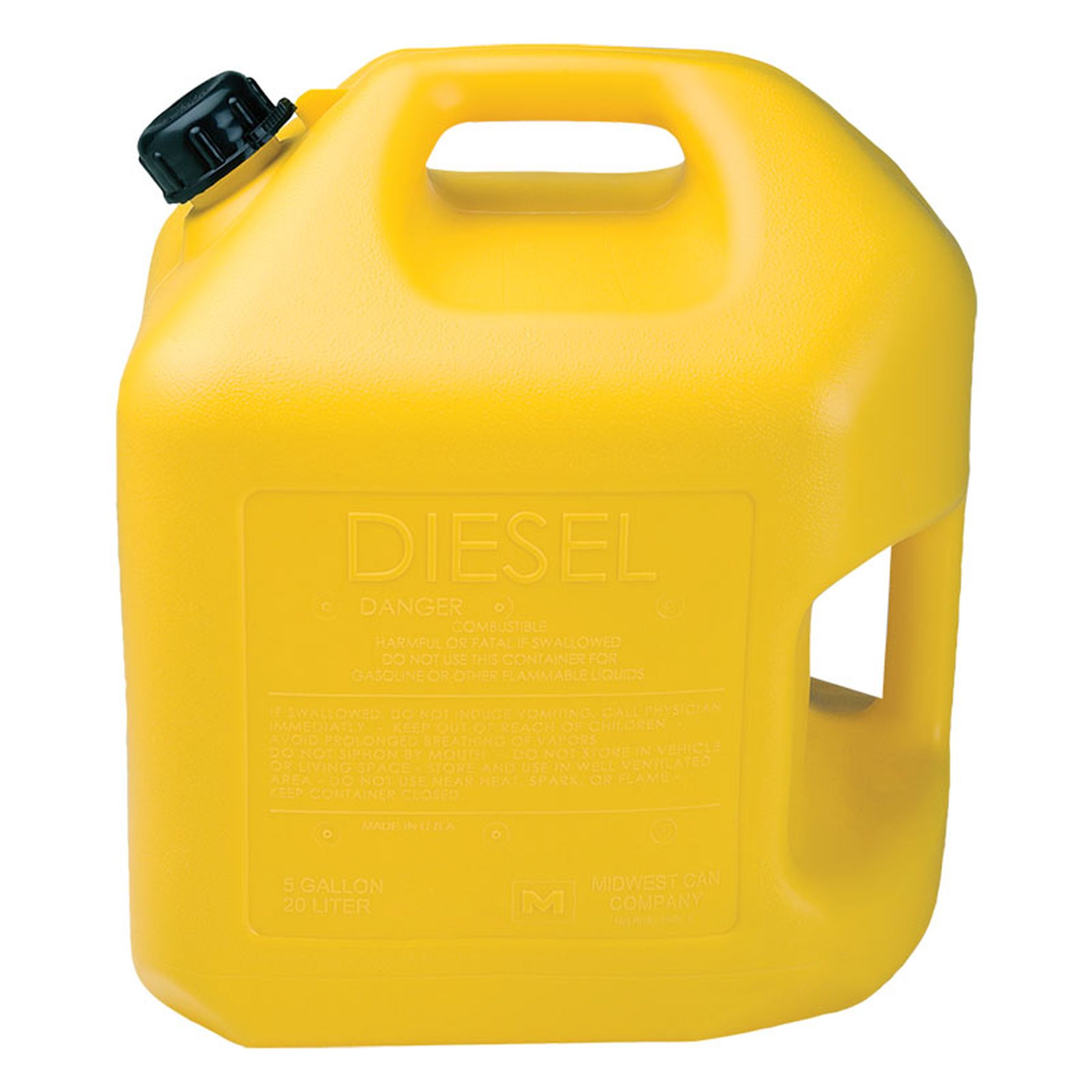 Bidón de diésel 20 Litros amarillo