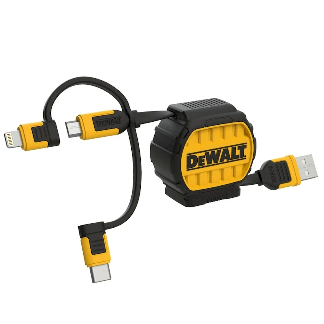 Cable Retraible 3 En 1 De 1M Dewalt