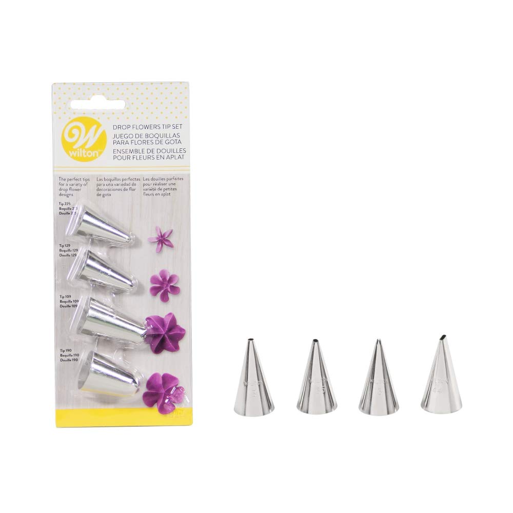 4pc drop flowers tip set
