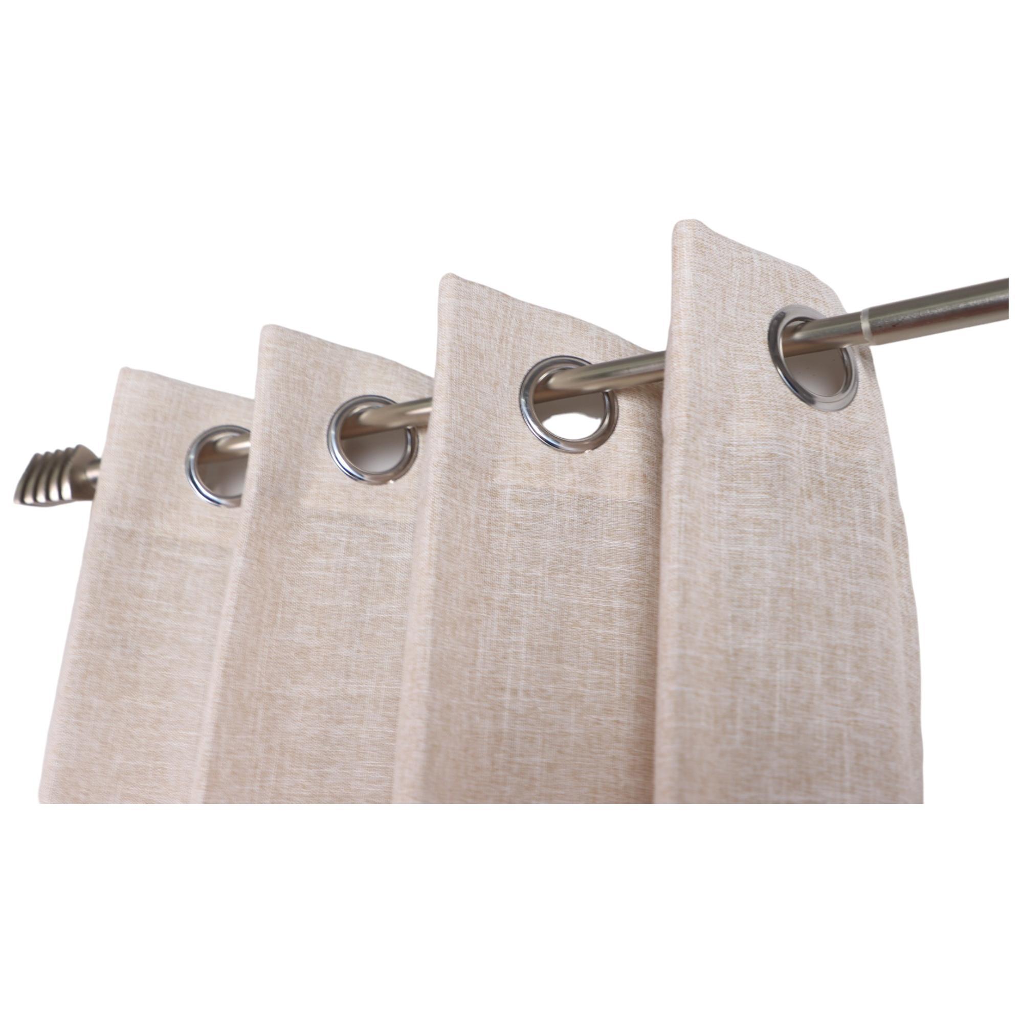 Cortina crema 137X229Cm
