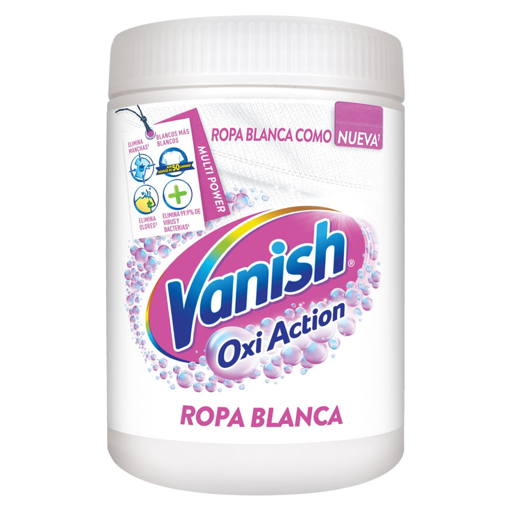 Detergente en polvo 450g blanco vanish