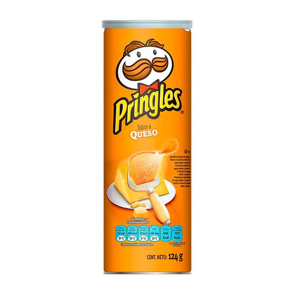 Pringles cheez 124g naranja