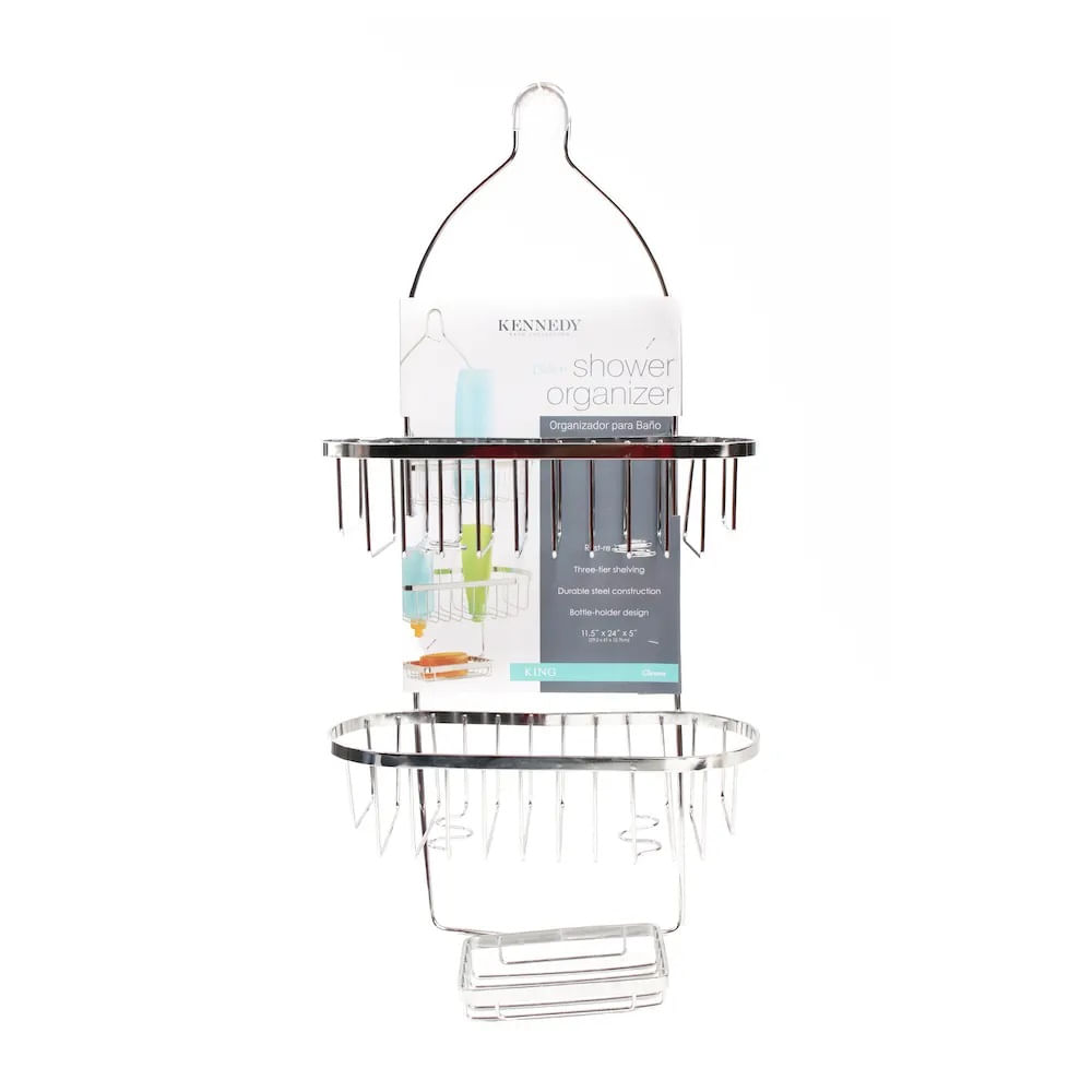 Organizador de ducha colgante para bano chrome