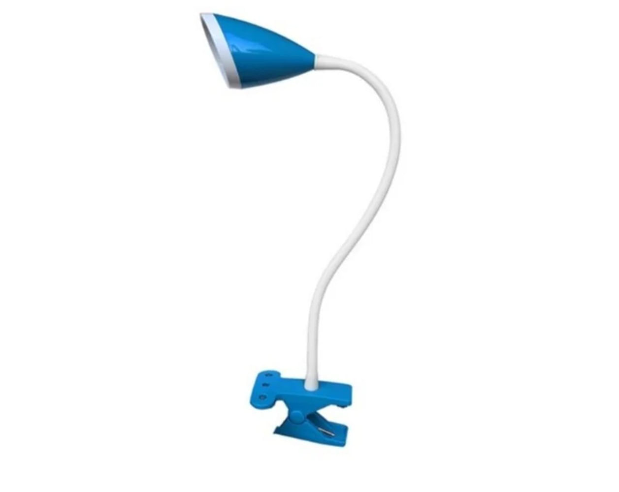 Lamp escritorio led clip azul 2,4w 5000