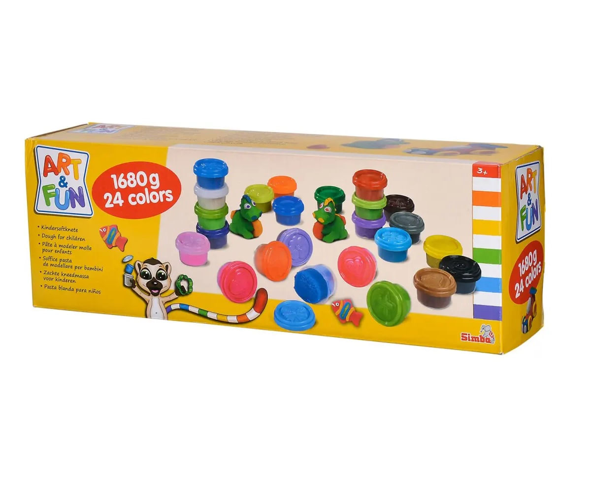Set 24 colores Plastilina Art&Fun