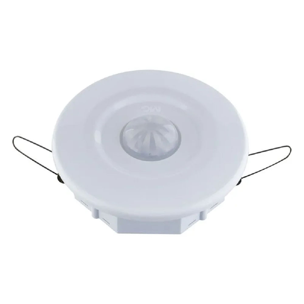 Sensor de presencia embutir blanco c/fotocelula techo