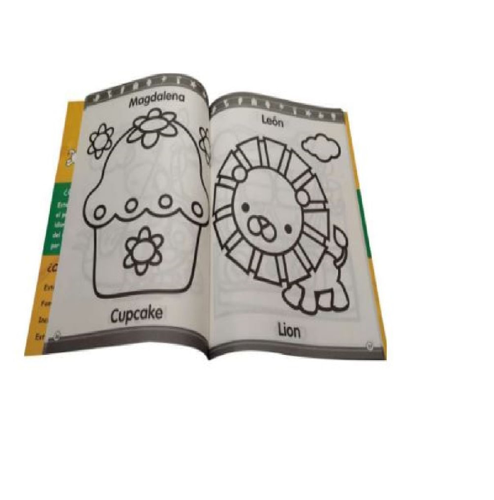 LIBRO PARA COLOREAR JUMBO COLOR NIVEL 1 EDAD 2-4